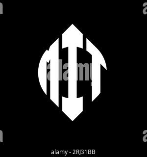 MIT circle letter logo design with circle and ellipse shape. MIT ...