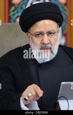 Tehran, Iran. 20th Aug, 2023. Iranian Leader Ayatollah ALI KHAMENEI ...