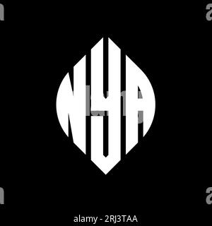 NYA logo. NYA letter. NYA letter logo design. Initials NYA logo linked ...