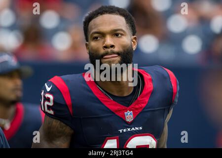 Houston Texans wide receiver Nico Collins (12) runs a route during an ...