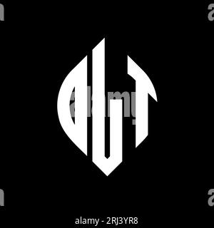 OLT circle letter logo design with circle and ellipse shape. OLT ...