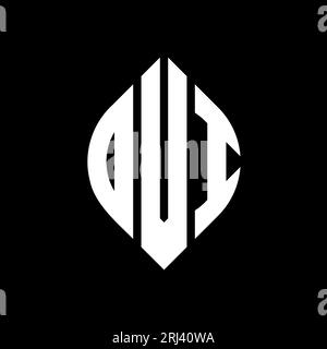 OVI circle letter logo design with circle and ellipse shape. OVI ...