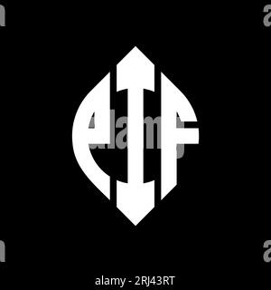 PIF logo. PIF letter. PIF letter logo design. Initials PIF logo linked ...