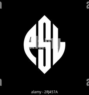 PSL circle letter logo design with circle and ellipse shape. PSL ...