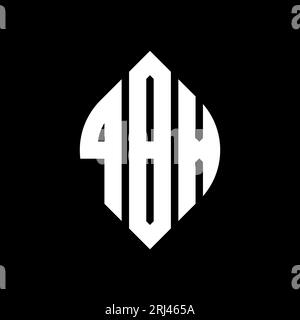 QBX circle letter logo design with circle and ellipse shape. QBX ...