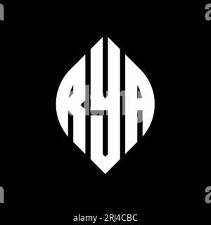 RYA logo. RYA letter. RYA letter logo design. Initials RYA logo linked ...