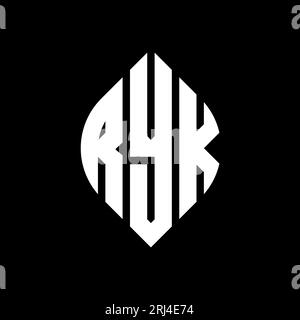 RYK logo. RYK letter. RYK letter logo design. Initials RYK logo linked ...