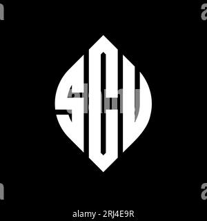 SCU logo. SCU letter. SCU letter logo design. Initials SCU logo linked ...