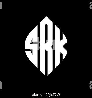 SRK logo. SRK letter. SRK letter logo design. Initials SRK logo linked with circle and uppercase ...