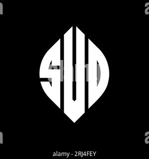 SVD circle letter logo design with circle and ellipse shape. SVD ...