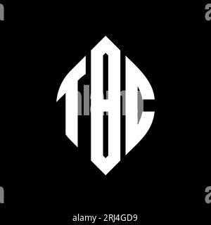 TBC circle letter logo design with circle and ellipse shape. TBC ...