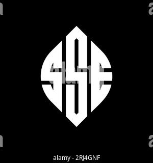 Letter SSE Logo, Three Letter Logo, Alphabet S S E Hexagon Shape Vector ...