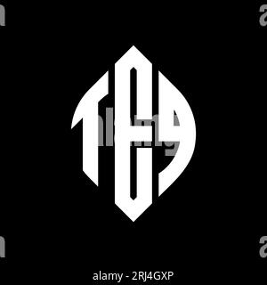 TEQ circle letter logo design with circle and ellipse shape. TEQ ...