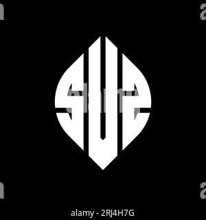SVZ circle letter logo design with circle and ellipse shape. SVZ ...
