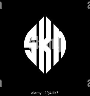 SKM logo. SKM letter. SKM letter logo design. Initials SKM logo linked ...