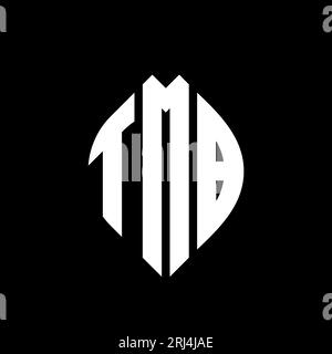 TMD circle letter logo design with circle and ellipse shape. TMD ...