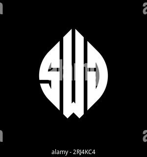 Letter SWJ Logo, Three Letter Logo, Alphabet S W J Hexagon Shape Vector ...