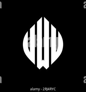 UWU logo. UWU letter. UWU letter logo design. Initials UWU logo linked ...