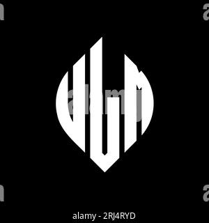 ULM logo. ULM letter. ULM letter logo design. Initials ULM logo linked ...