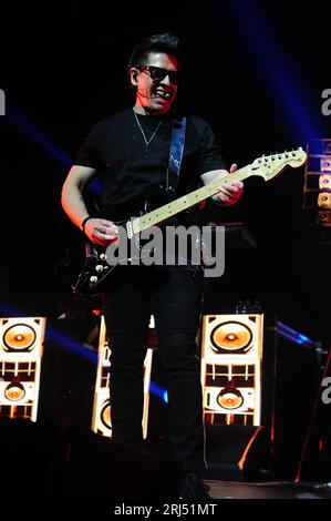 MIAMI, FLORIDA - AUGUST 17: Ignacio "Nacho" Izeta of MATUTE performS ...