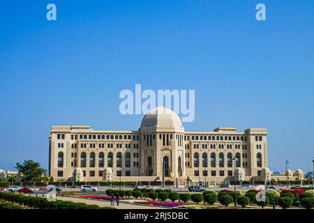 View of the Supreme Court building of Oman in Muscat, Sultanate of Oman ...