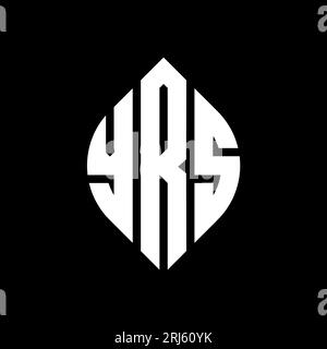 YRS circle letter logo design with circle and ellipse shape. YRS ...