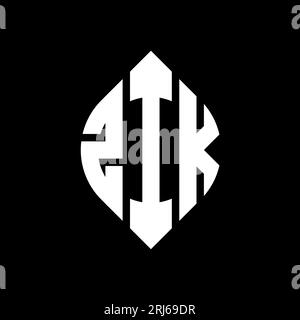 ZIK logo. ZIK letter. ZIK letter logo design. Initials ZIK logo linked ...