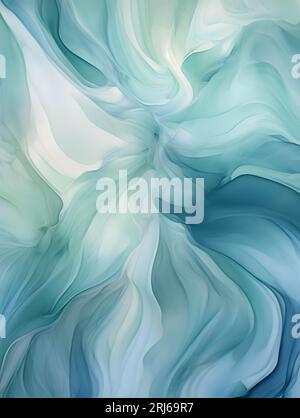 An abstract composition featuring soft, muted tones with subtle ...