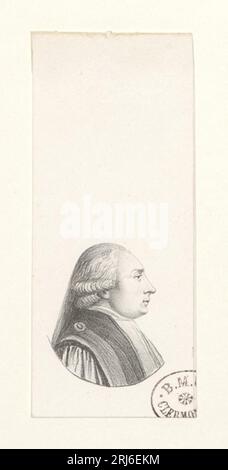 Lithograph of Constantin Tailhardat de la Maisonneuve, born in 1752 and ...