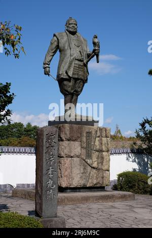Tokugawa Ieyasu Bronze Statue, Sunpu Castle Park, Shizuoka Prefecture ...