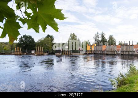 Sundborn's power plant in Sundborn, Dalarna County, Sweden. In the ...