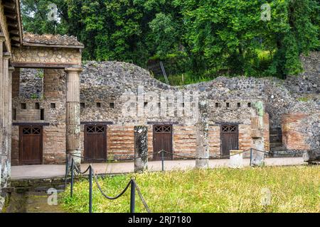 Pompeii, Italy. Quadriporticus of the theatres or Gladiators Barracks ...