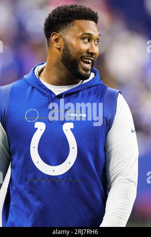 Indianapolis Colts defensive lineman DeForest Buckner (99) walks off ...