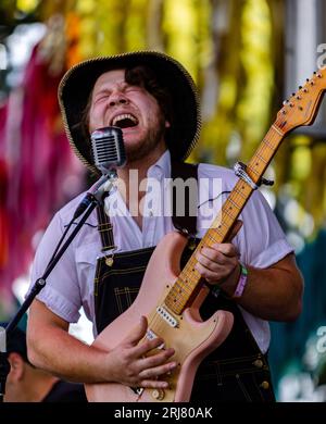 Early James performing at the ACL Music Fest Stock Photo - Alamy