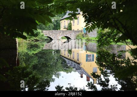 Stonebridge at Haus Cappeln in Westerkappeln, Germany Stock Photo - Alamy