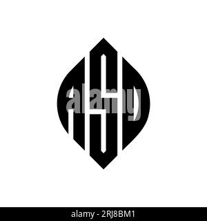 ASD circle letter logo design with circle and ellipse shape. ASD ...