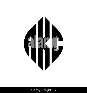 AKC logo. AKC letter. AKC letter logo design. Initials AKC logo linked ...