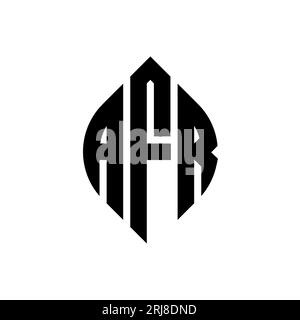 AFR circle letter logo design with circle and ellipse shape. AFR ...
