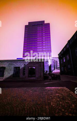 Jonkoping a Swedish City in Ultraviolet Stock Photo - Alamy