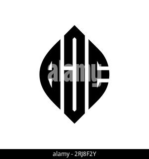 BJE circle letter logo design with circle and ellipse shape. BJE ...