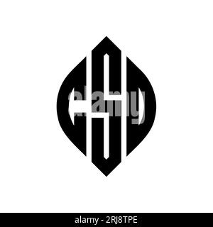 CSD circle letter logo design with circle and ellipse shape. CSD ...