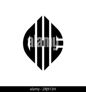 DXE circle letter logo design with circle and ellipse shape. DXE ...