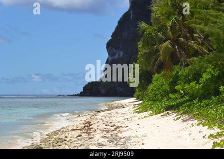 Guam's coastal masterpiece: Beaches adorned with cliffs and lush ...