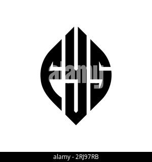 FYS circle letter logo design with circle and ellipse shape. FYS ...
