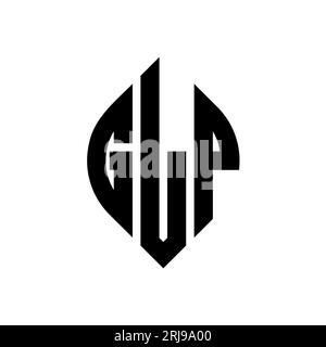 GLP circle letter logo design with circle and ellipse shape. GLP ...