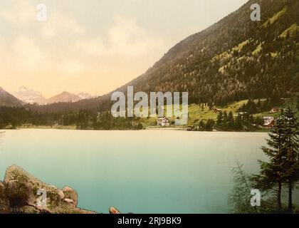 Lake Champex, Valais, Switzerland 1890 Stock Photo - Alamy