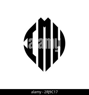 IMX circle letter logo design with circle and ellipse shape. IMX ...