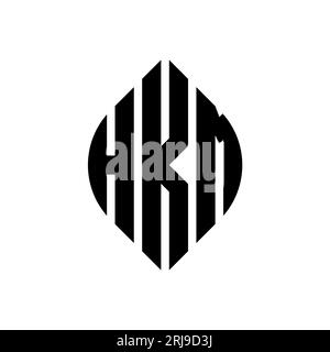 HKM logo. HKM letter. HKM letter logo design. Initials HKM logo linked ...