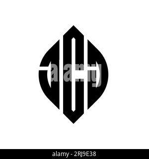 JCJ circle letter logo design with circle and ellipse shape. JCJ ...