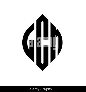LCM circle letter logo design with circle and ellipse shape. LCM ...